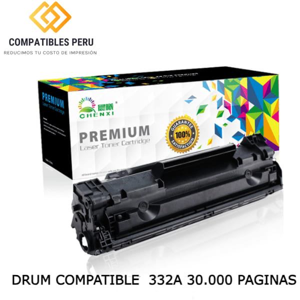 Drum Compatible HP 332A W1332A 30,000 Paginas Premium